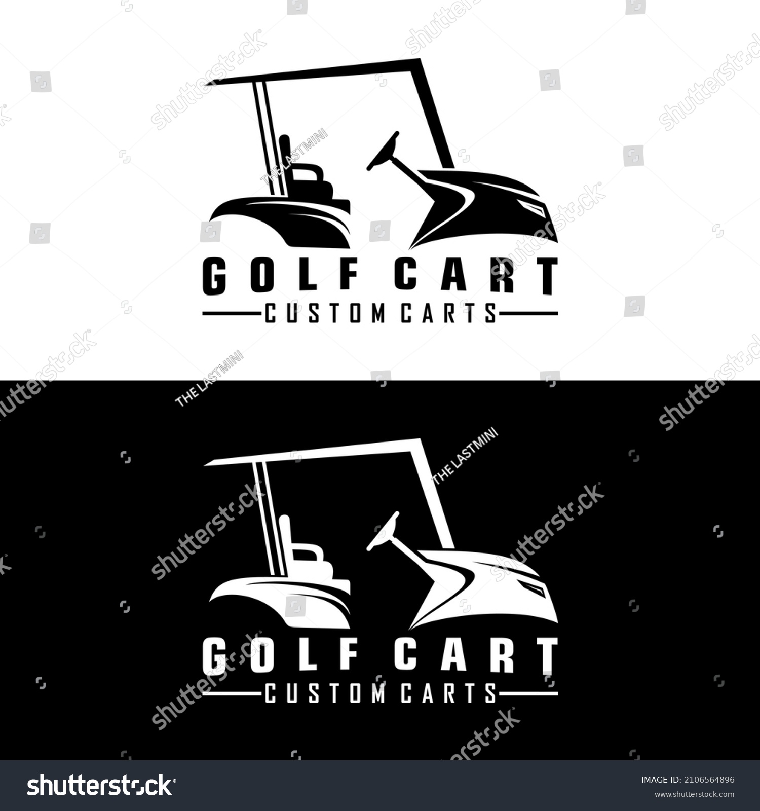 Golf Cart Logo Design Vector: เวกเตอร์สต็อก (ปลอดค่าลิขสิทธิ์ ...
