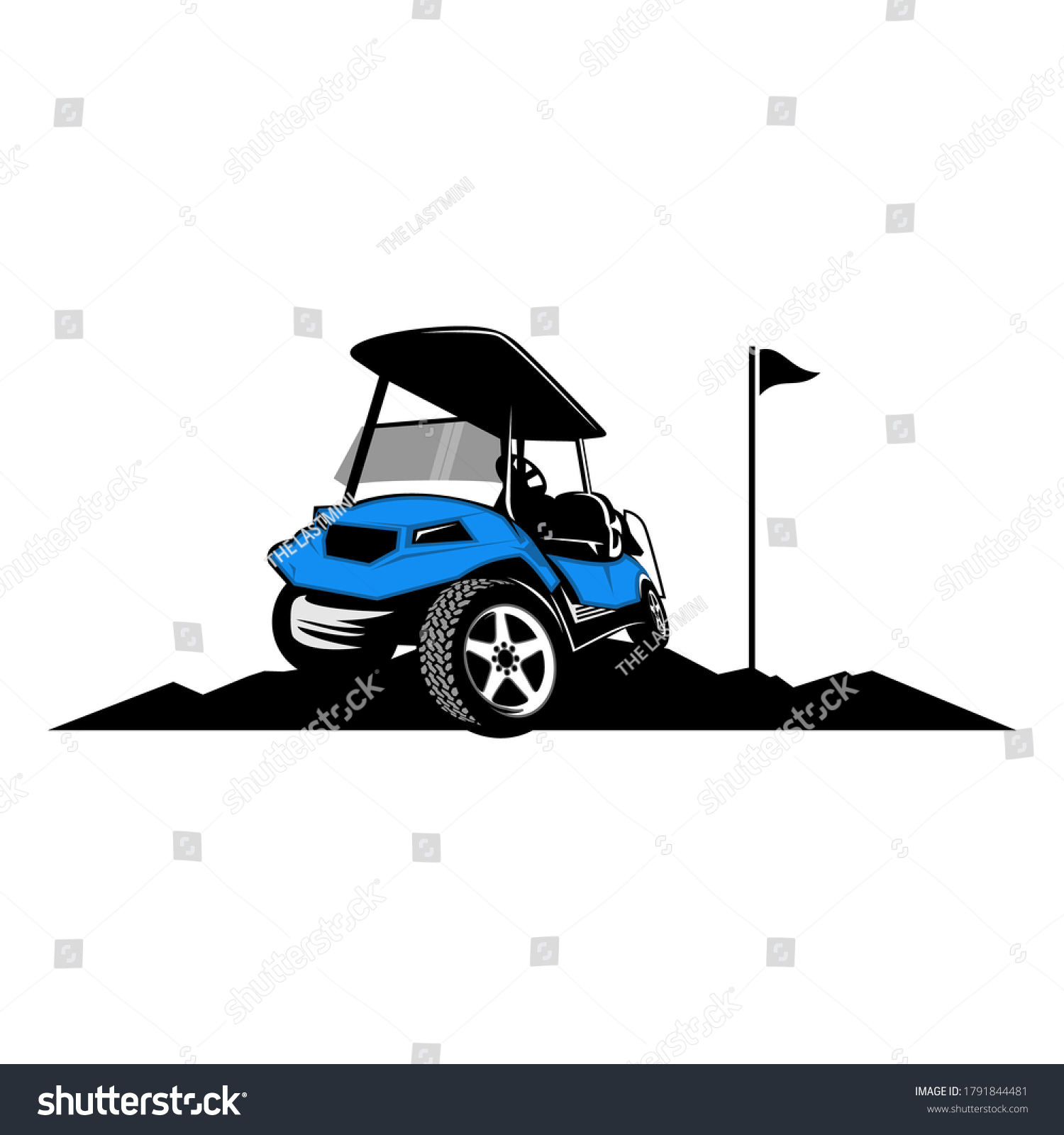 Golf Cart Logo Icon Design Vector: Vector có sẵn (miễn phí bản quyền ...