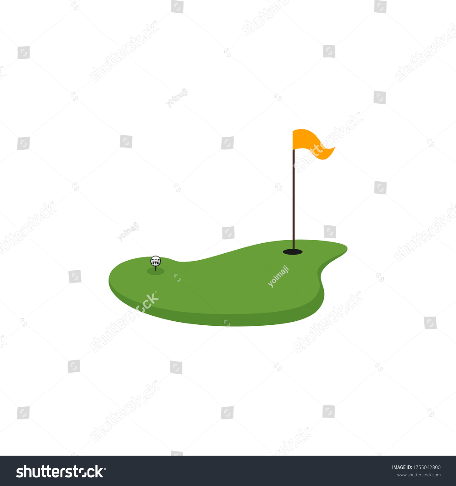 14,321 Golf course green Stock Illustrations, Images & Vectors ...