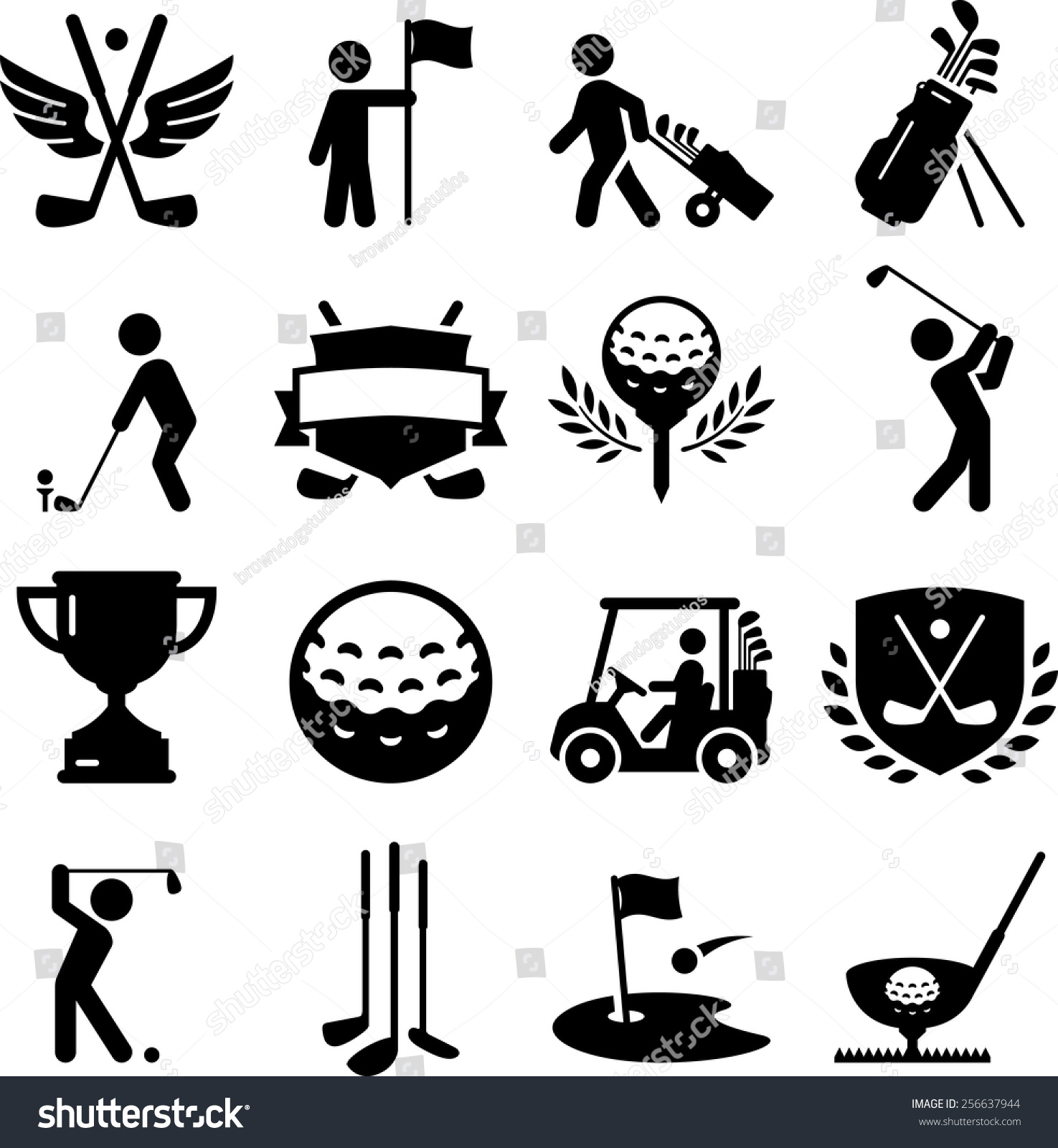 10,805 People icons golf Images, Stock Photos & Vectors | Shutterstock