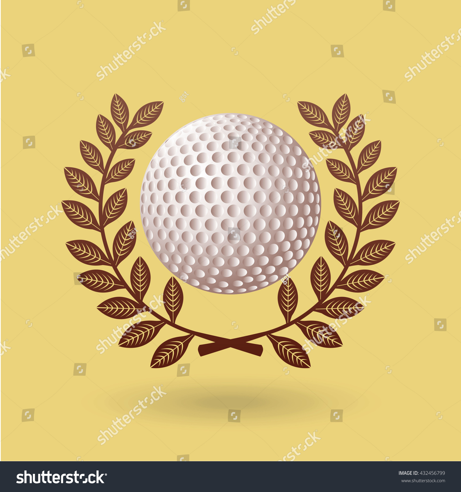 Golf Sport Design Stock Vector (Royalty Free) 432456799 | Shutterstock
