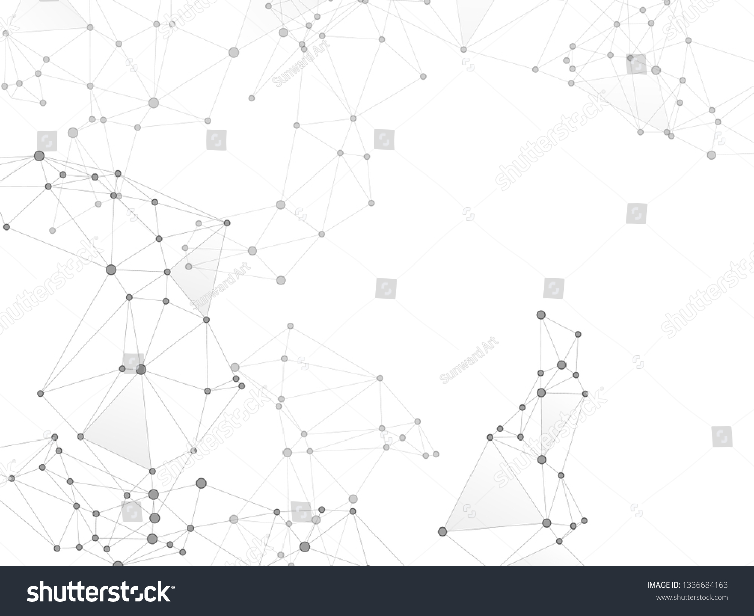 Gometric Plexus Structure Cybernetic Concept Network Stock Vector ...