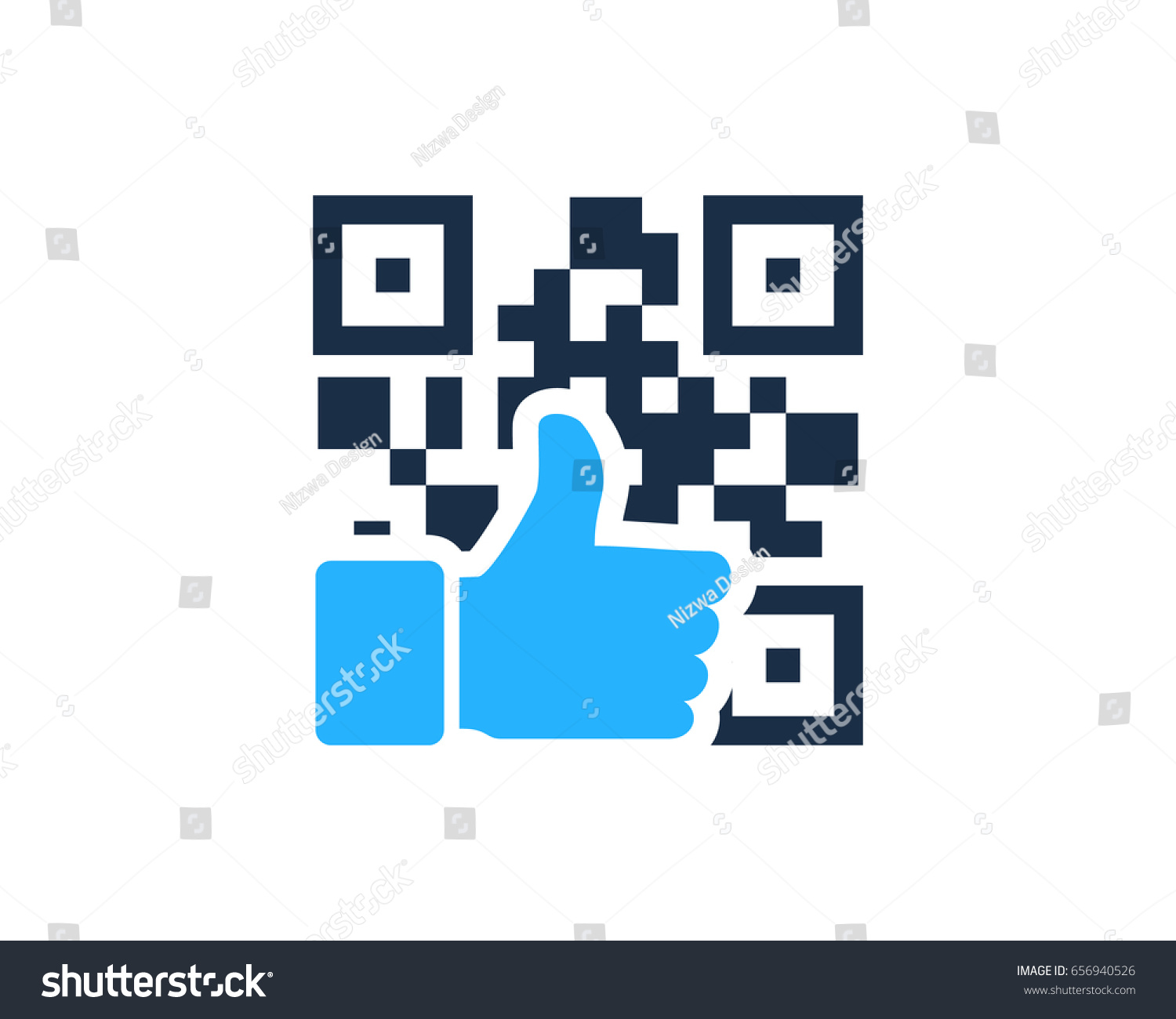 Good Barcode Icon Logo Design Element Stock Vector (Royalty Free) 656940526
