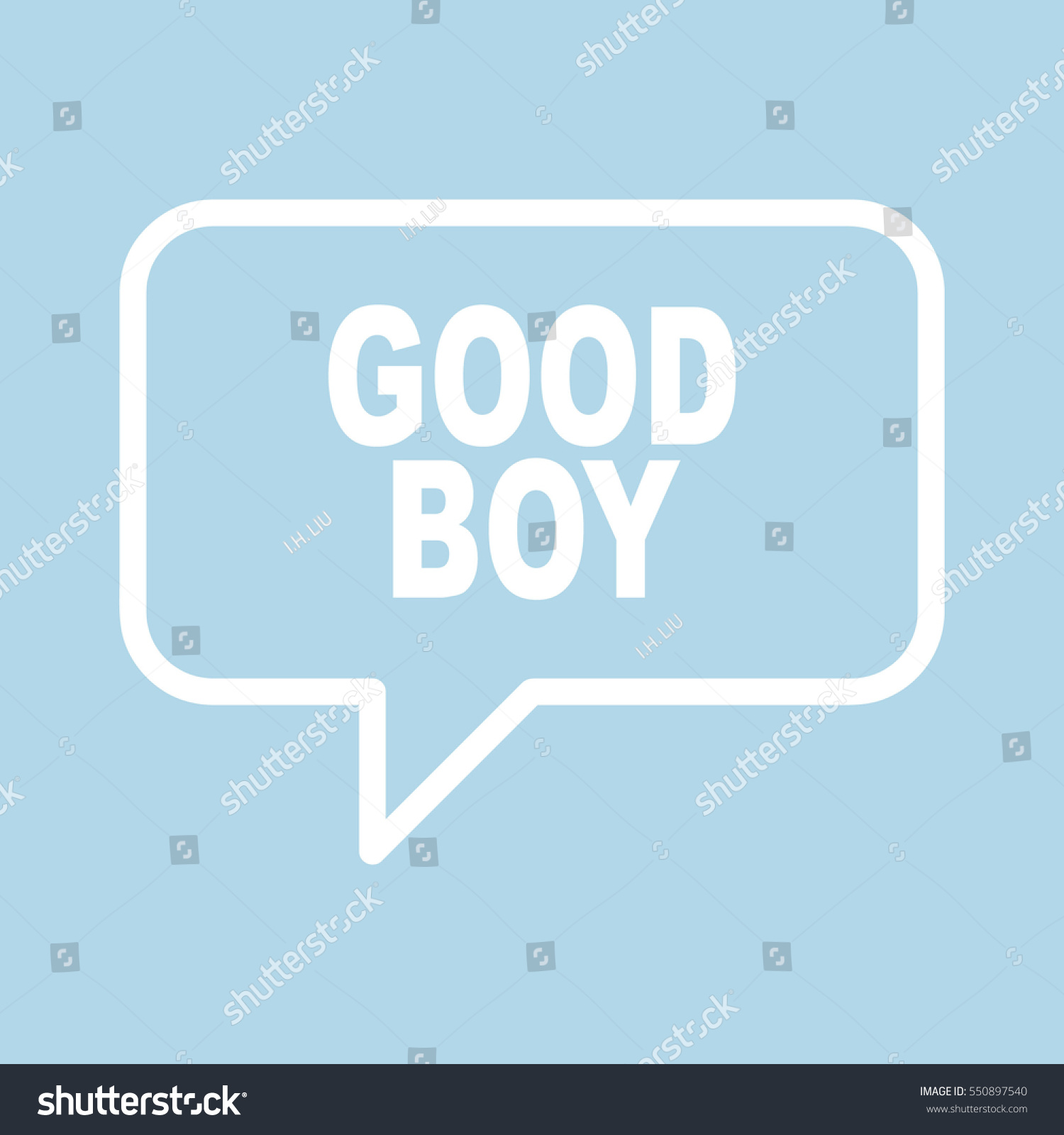Good Boy Speech Bubbles Stock Vector (Royalty Free) 550897540 ...