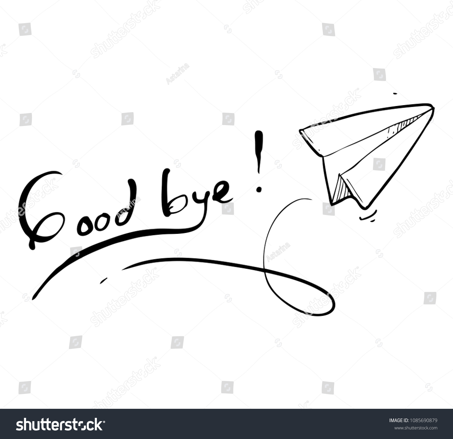 96 Plane bye Stock Illustrations, Images & Vectors | Shutterstock