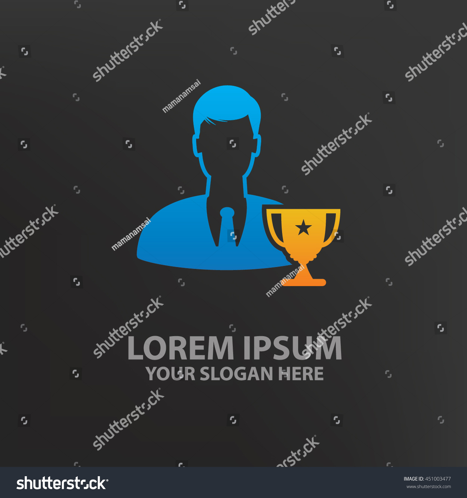 Good Employee Designlogo Templateclean Vector Stock Vector (Royalty ...
