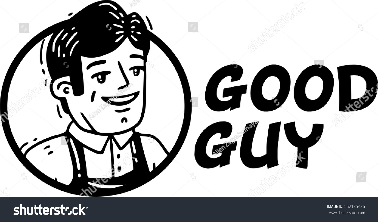Good Guy Logotype Stock Vector (Royalty Free) 552135436 | Shutterstock