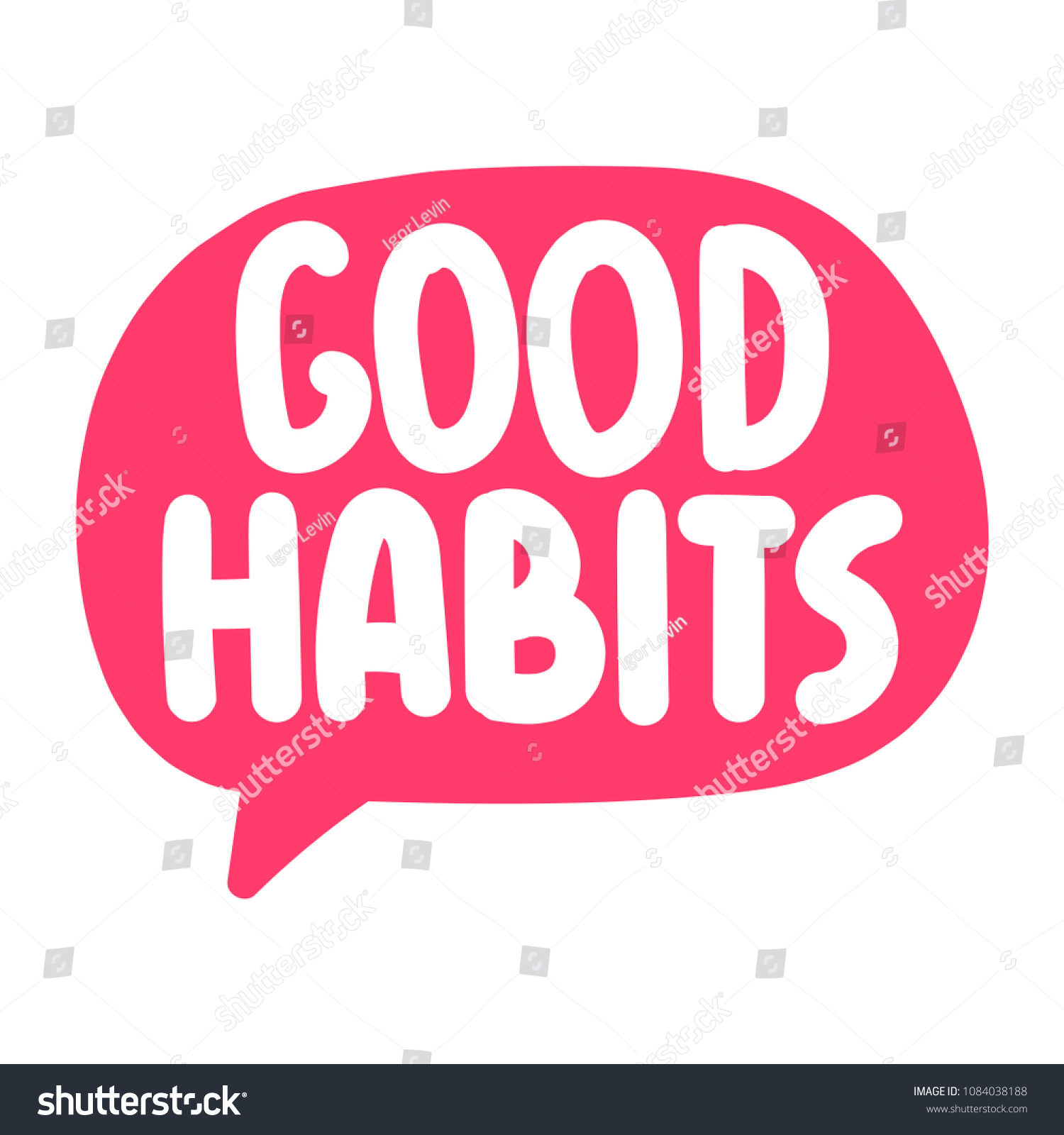 Good Habits Vector Icon Badge Illustration Stock Vector (Royalty Free ... Good Habits Vector Icon Badge Illustration Stock Vector (Royalty Free ...