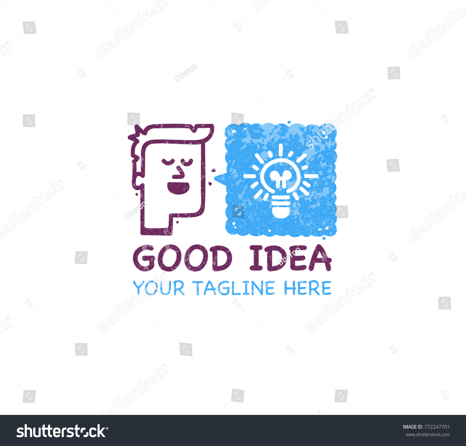 Good Idea Symbol Icon Elements Template Stock Vector (Royalty Free ...