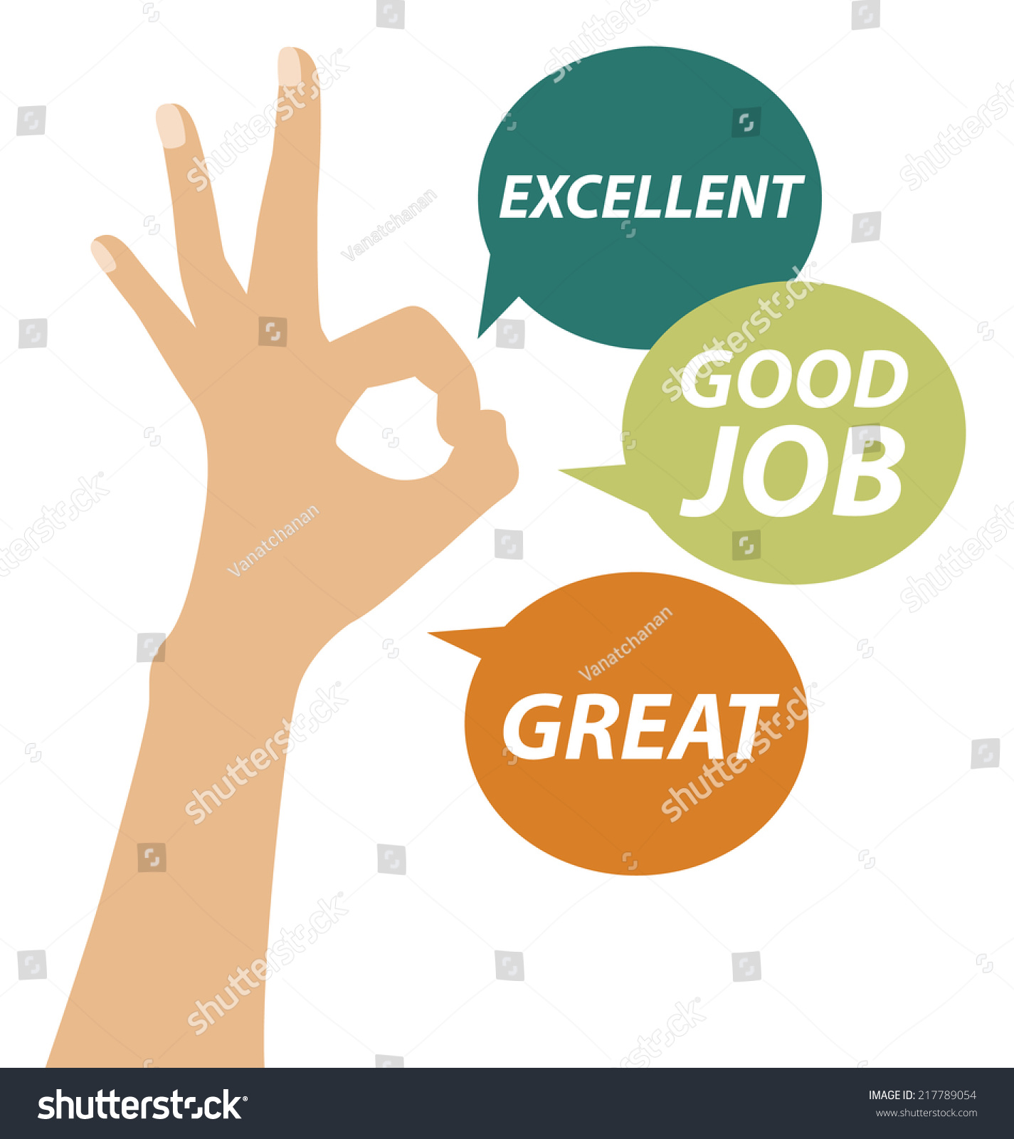 Good Job Stock Vector 217789054 - Shutterstock