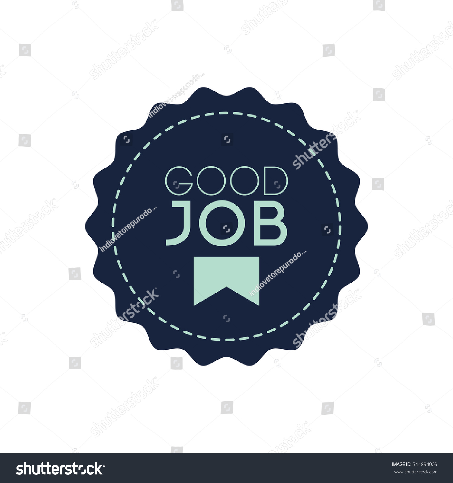 Good Job Label Vector: เวกเตอร์สต็อก (ปลอดค่าลิขสิทธิ์) 544894009 ...
