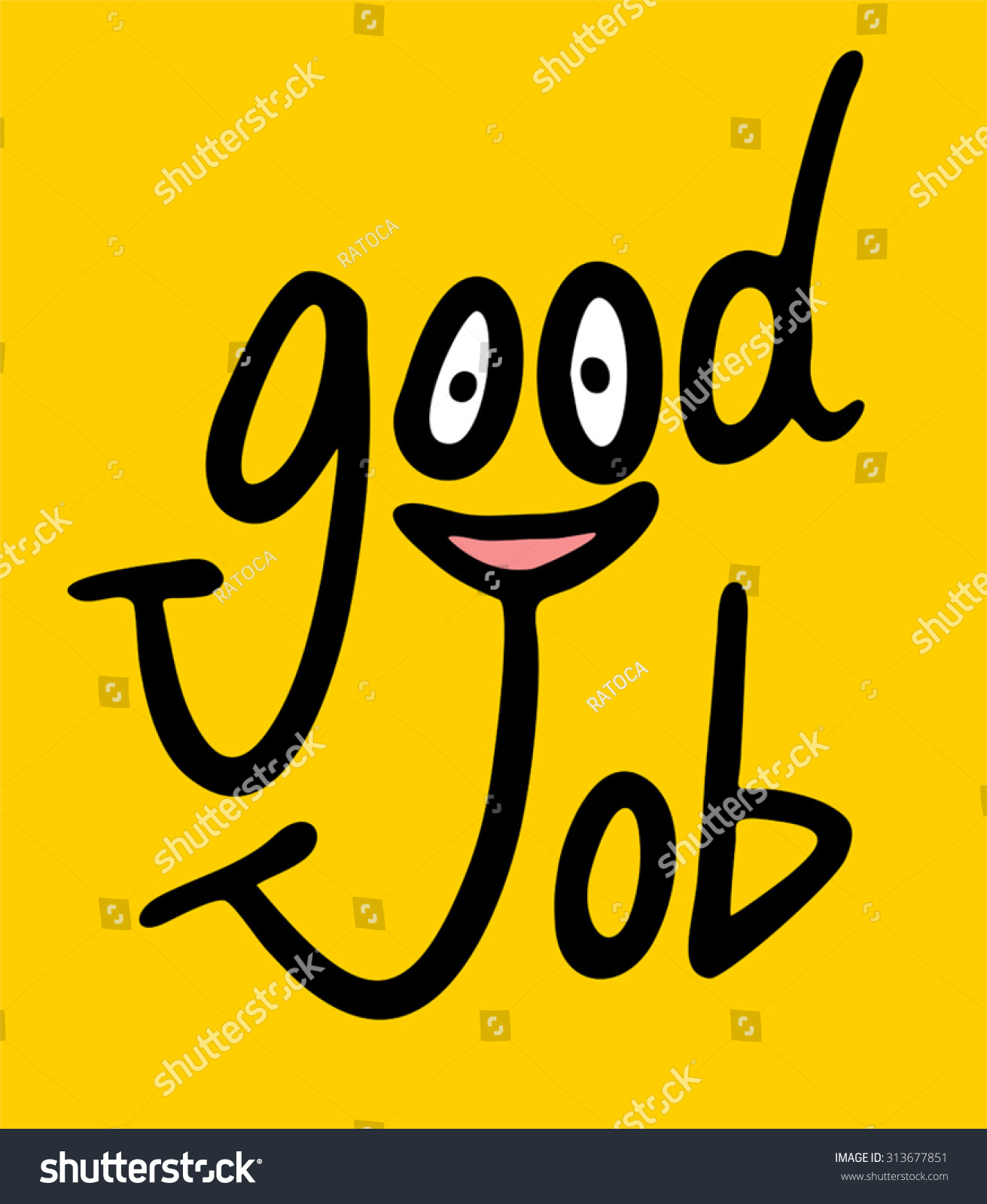 Good Job Message: เวกเตอร์สต็อก (ปลอดค่าลิขสิทธิ์) 313677851 | Shutterstock