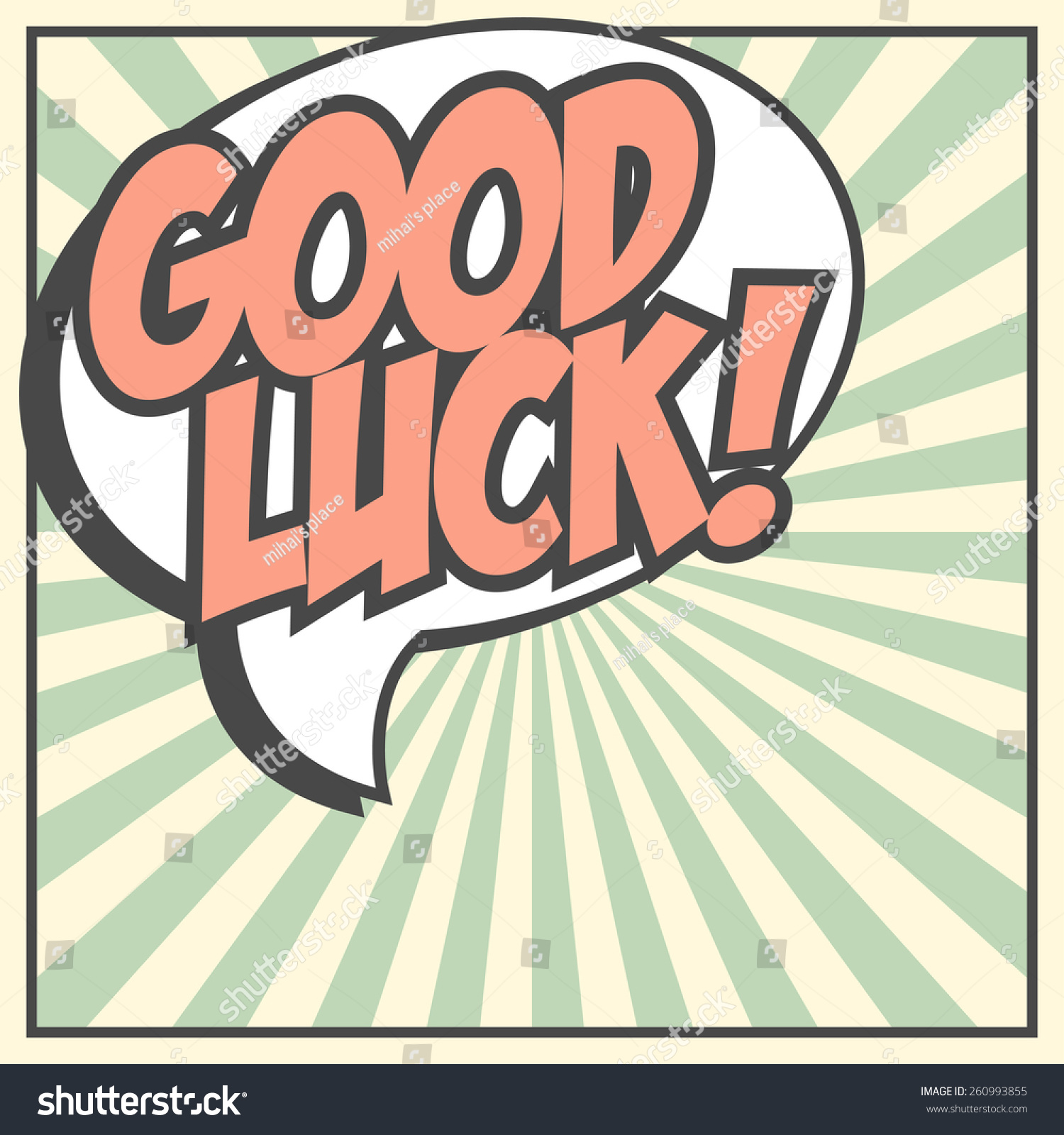 Good Luck Background Illustration Vector Format Stock Vector (Royalty ...
