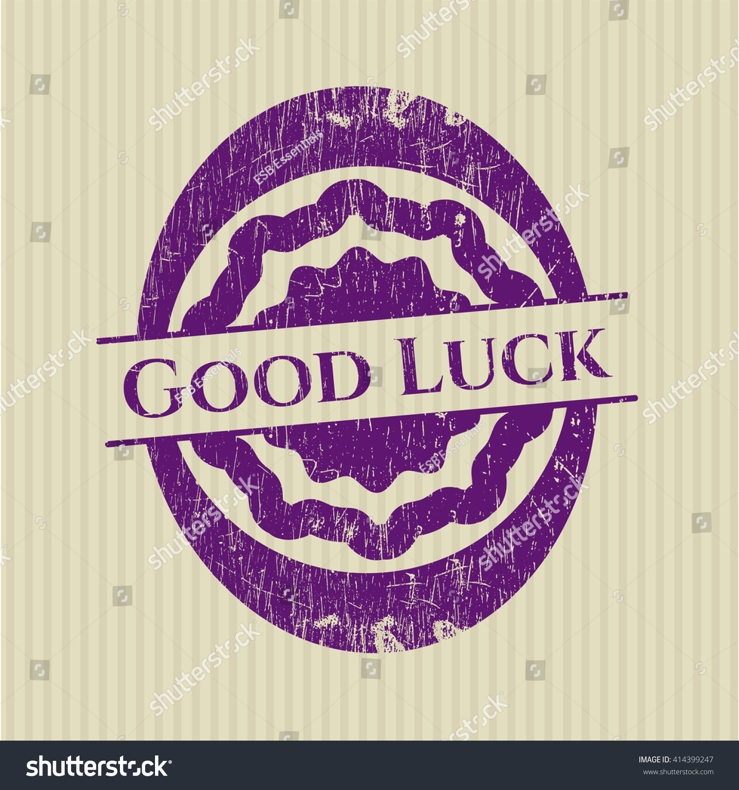 Good Luck Grunge Stamp Stock Vector (Royalty Free) 414399247 | Shutterstock