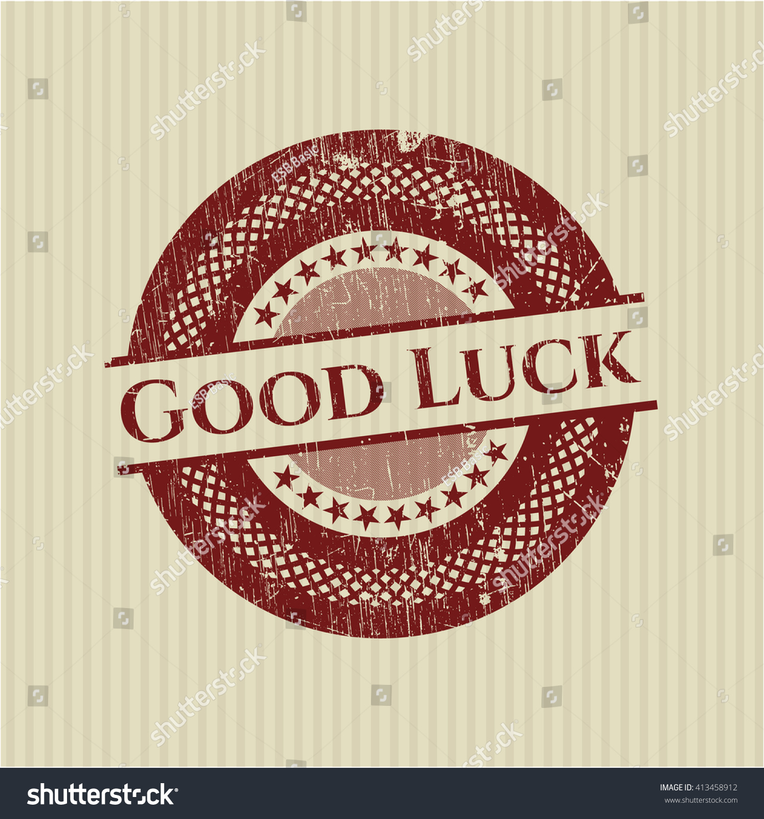 Good Luck Rubber Seal Stock Vector (Royalty Free) 413458912 | Shutterstock