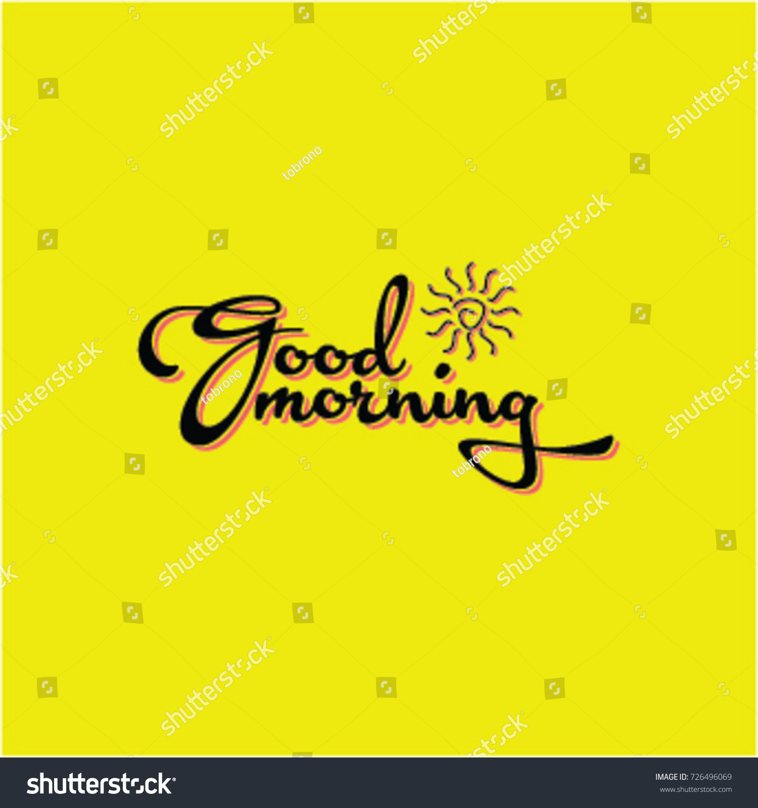 Good Morning Logo Vector Template Design: เวกเตอร์สต็อก (ปลอดค่า ...