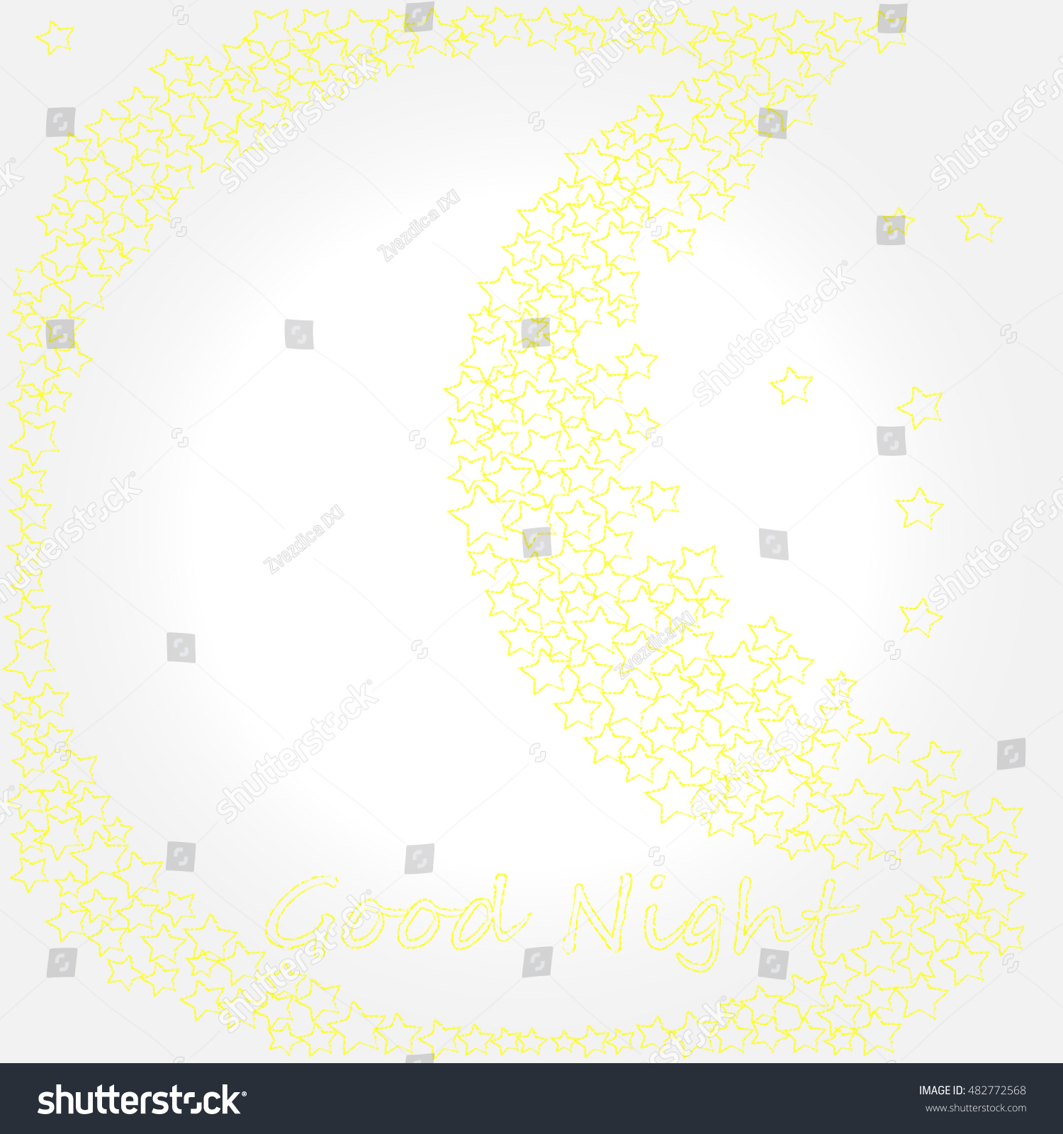 Good Night Moon Stock Vector (Royalty Free) 482772568 | Shutterstock