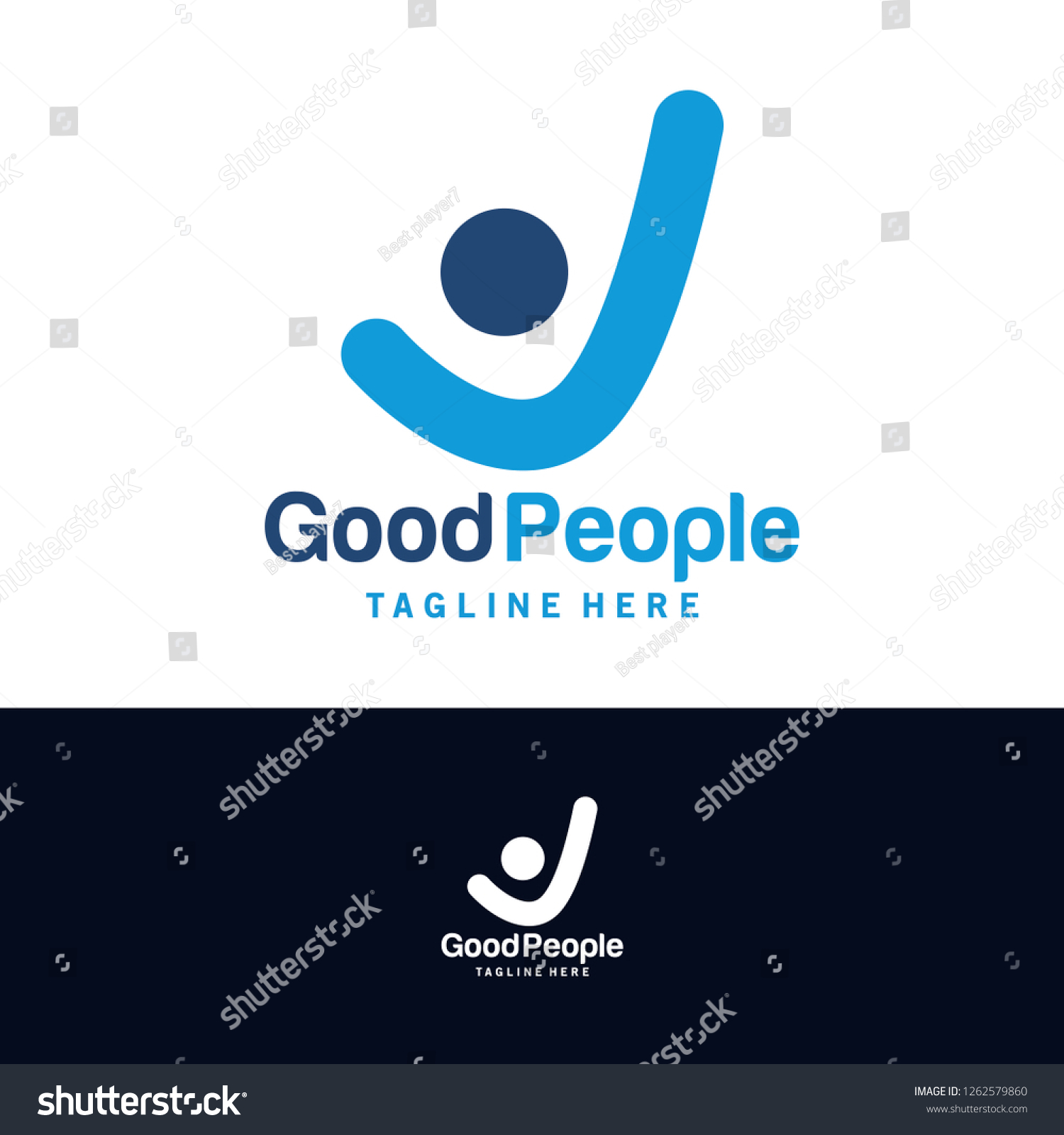 Good People Logo Stock Vector (Royalty Free) 1262579860 | Shutterstock