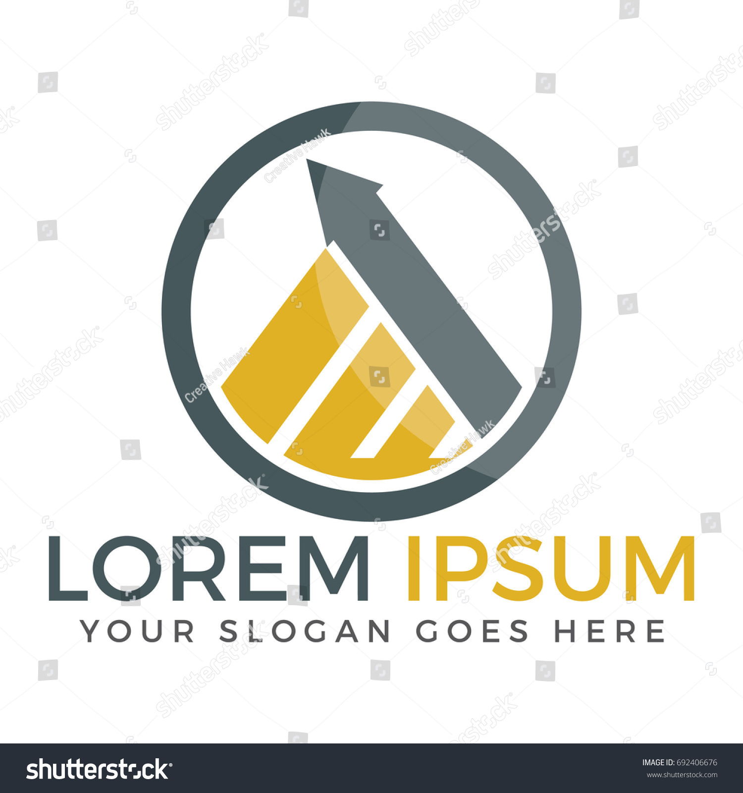 Good Progress Logo Success Logo Stock Vector (Royalty Free) 692406676 ...