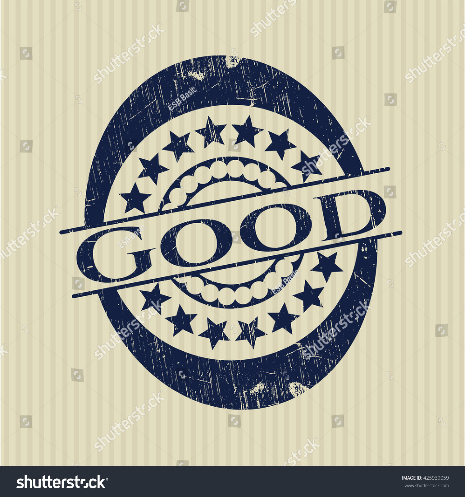 Good Rubber Stamp Grunge Texture Stock Vector (Royalty Free) 425939059 ...