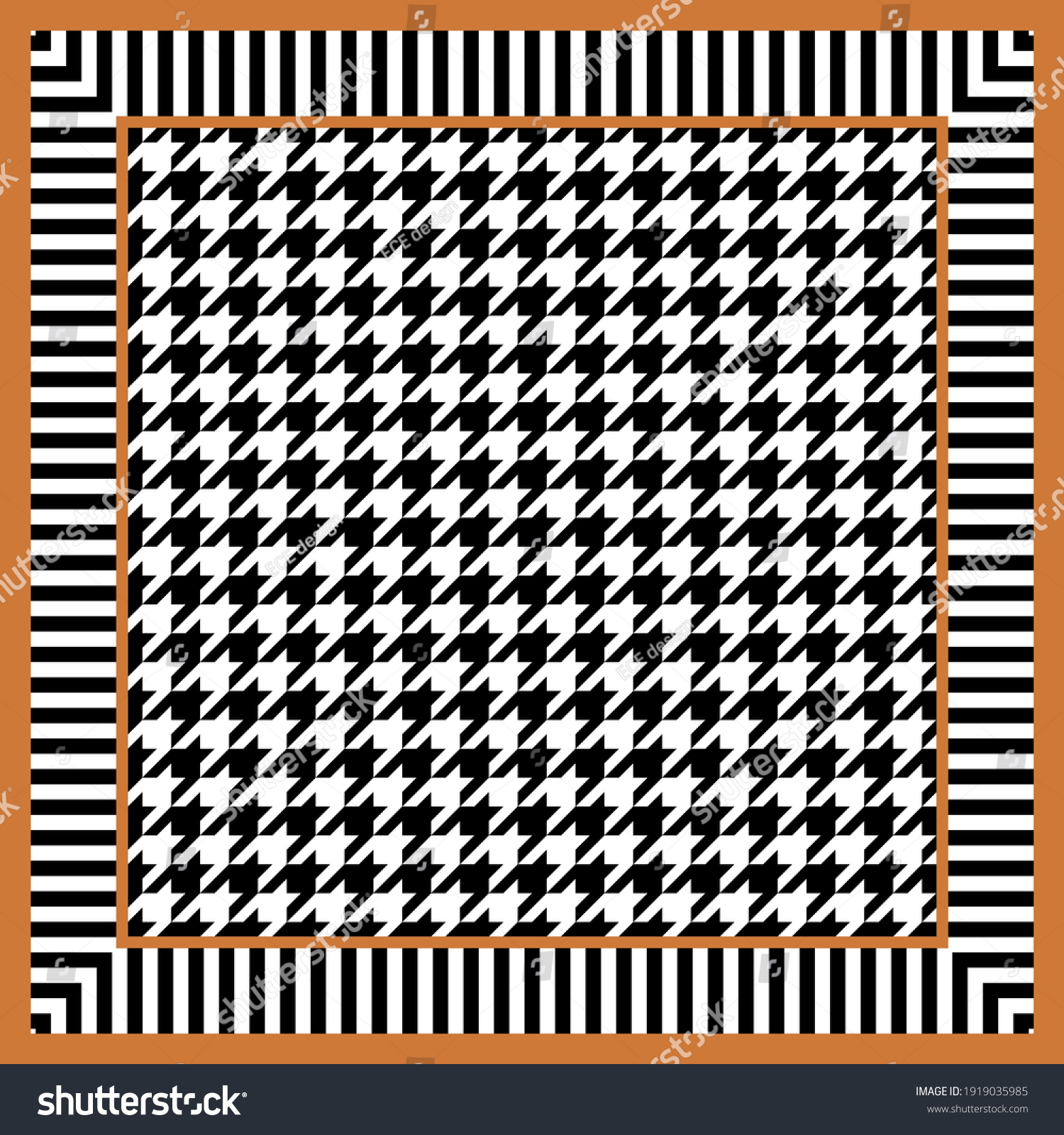 Goose Foot Pattern Vector Design Patch Stock Vector (Royalty Free ...