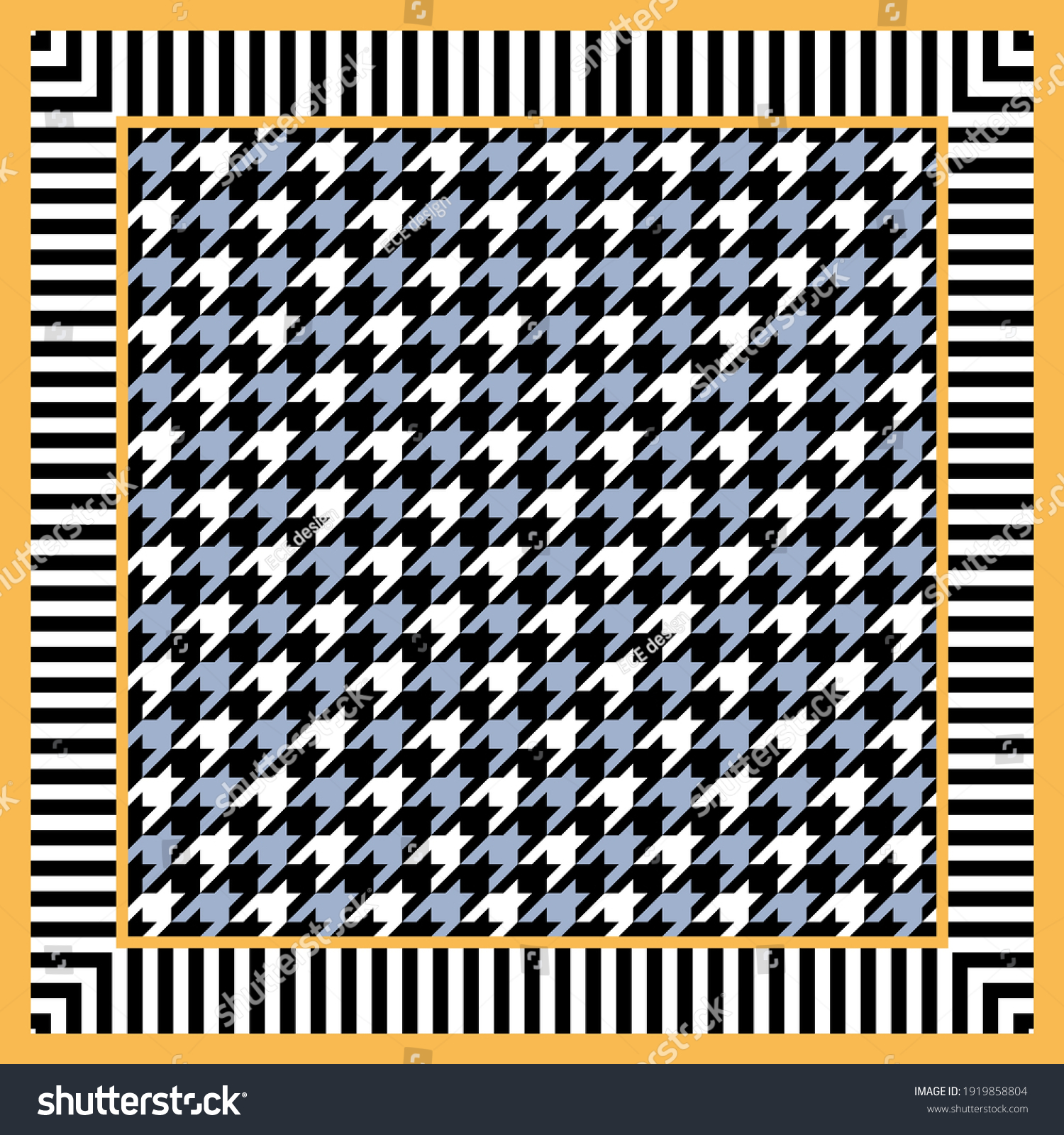 Goose Foot Pattern Vector Design Patch Stock Vector (Royalty Free ...