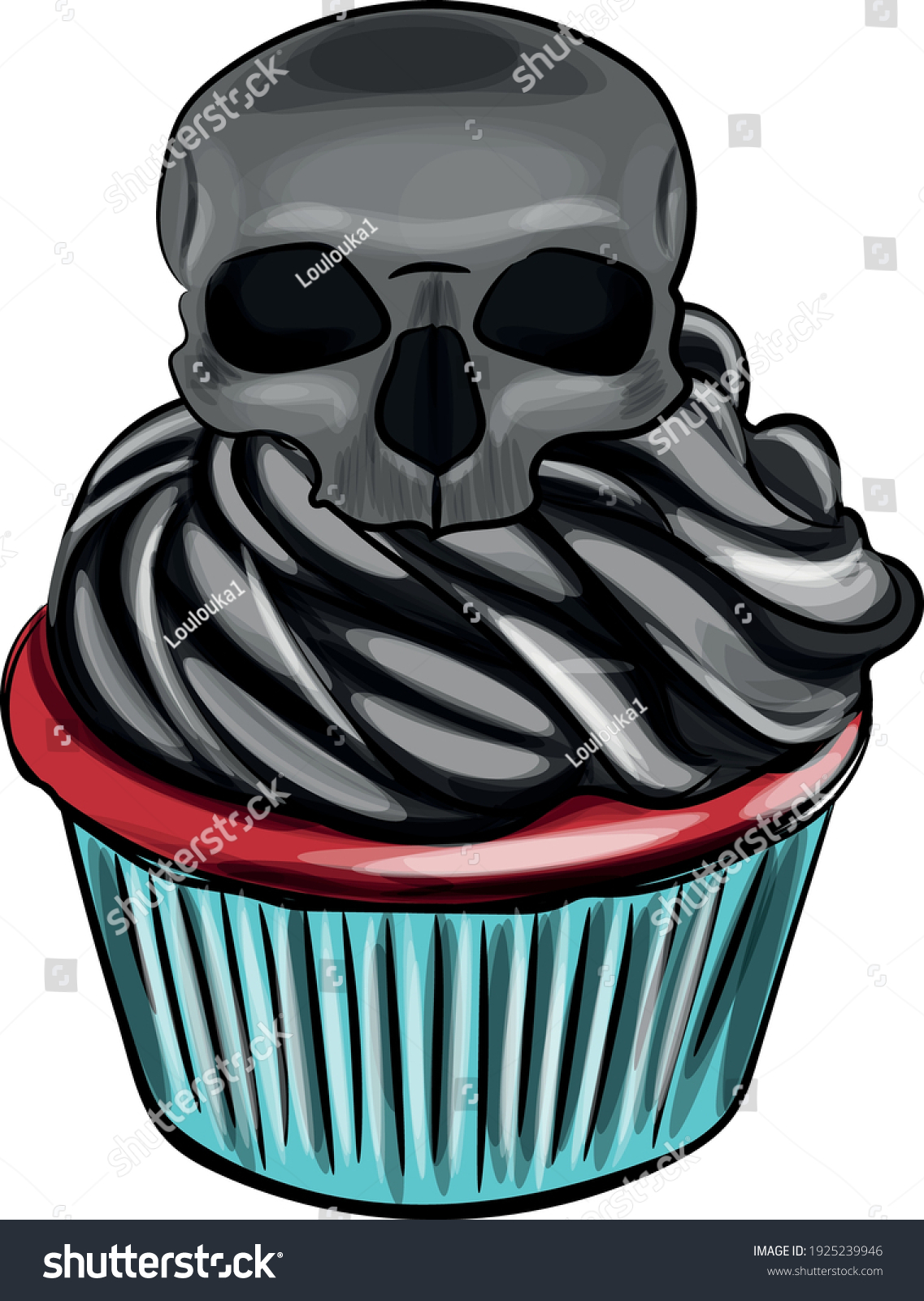 Gothic Clipart Horror Cakes Vector Art Stock Vector (Royalty Free ...