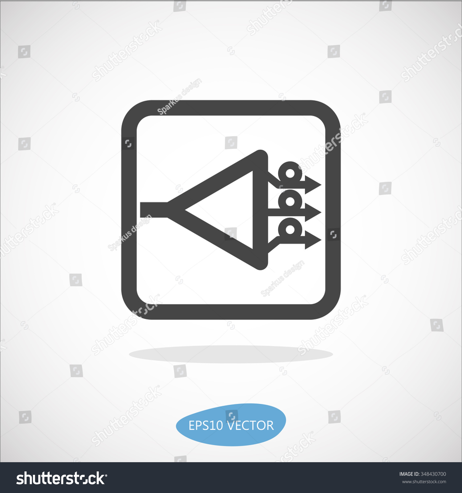Gpon Icon Isolated Vector Illustration Simplified Stock Vector (Royalty ...