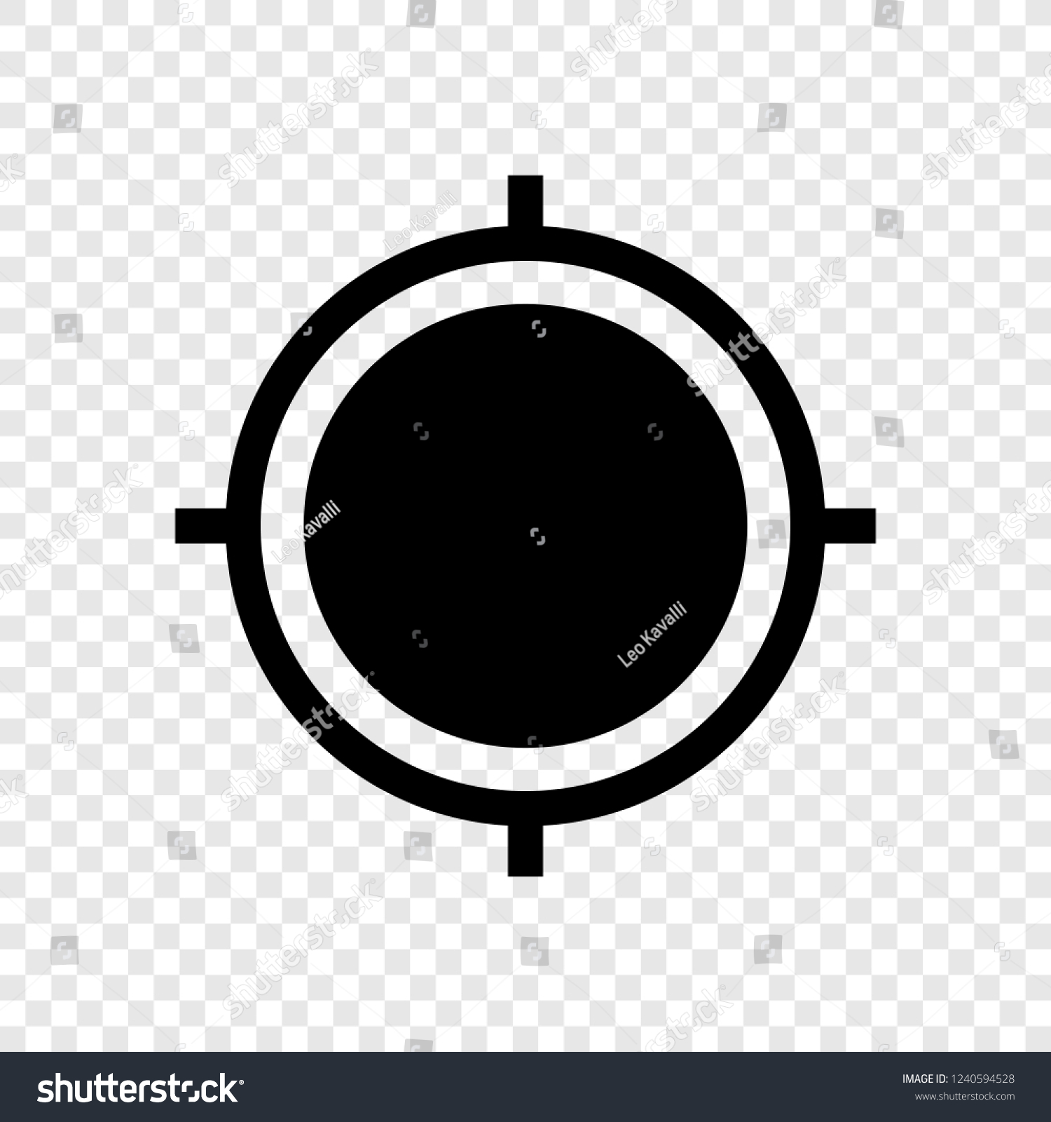 Gps Location Icon Transparent Grid Stock Vector (Royalty Free ...