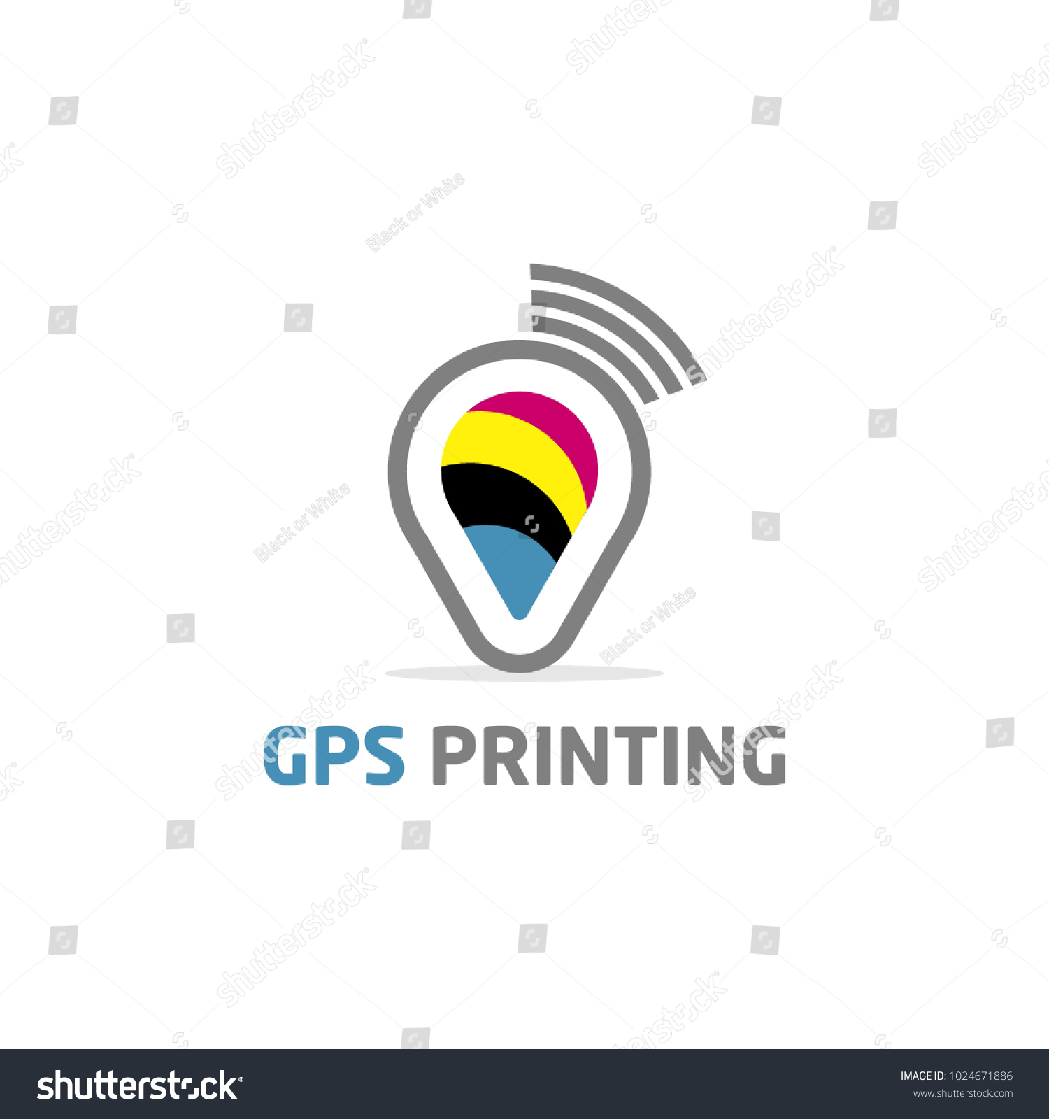 Gps Logo Design Stock Vector (Royalty Free) 1024671886 | Shutterstock