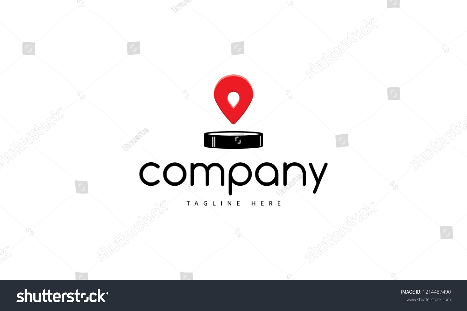Gps Vector Logo Image: vector de stock (libre de regalías) 1214487490 ...