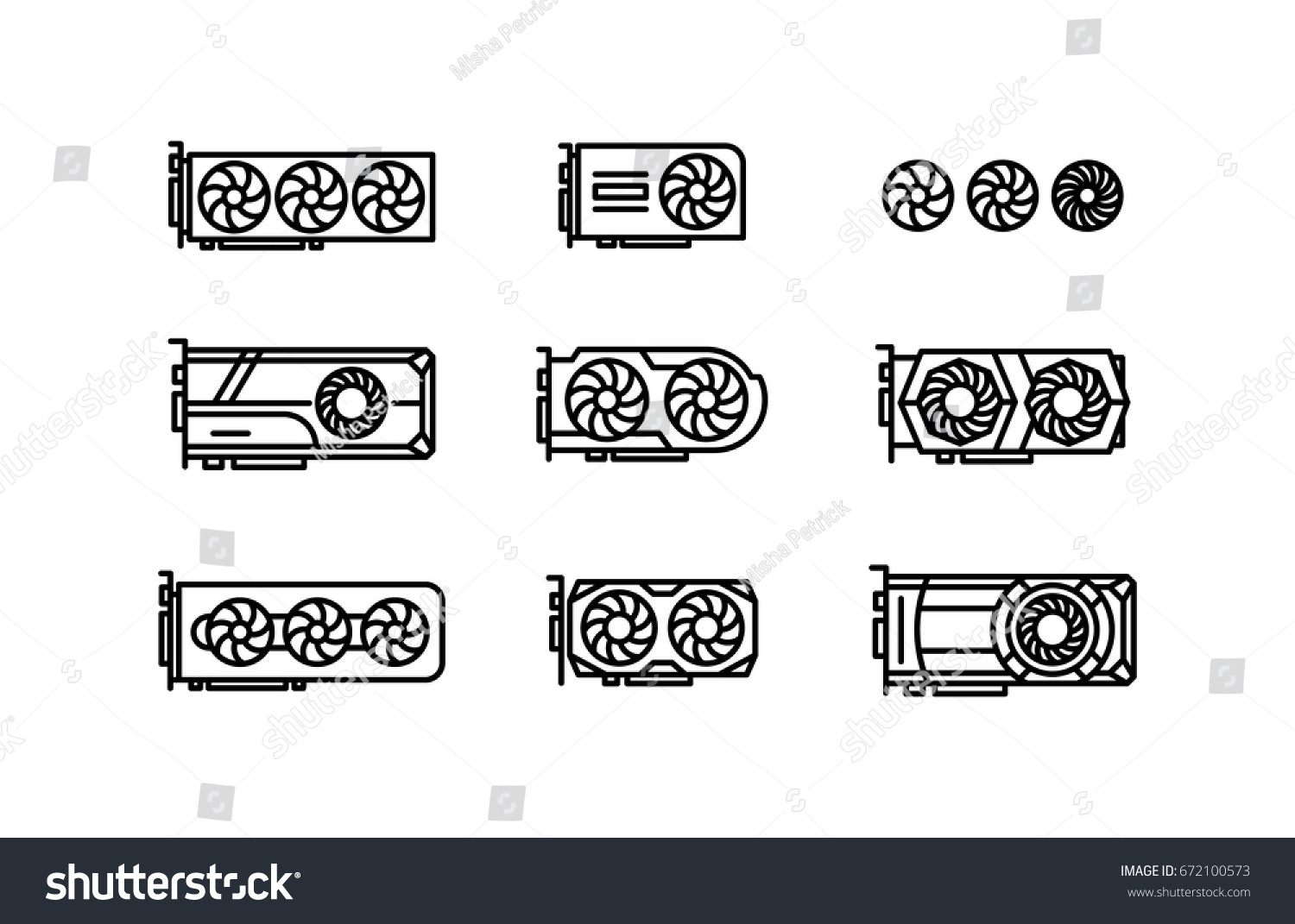 253,220 Computer graphic card vector Images, Stock Photos & Vectors ...