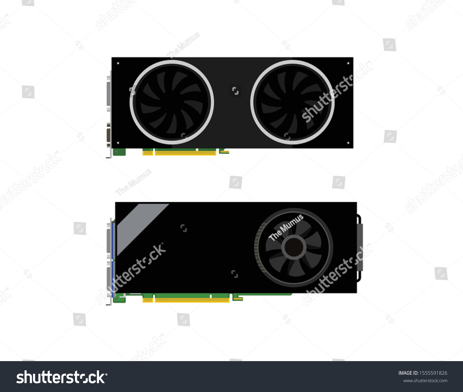 Gpu Graphic Card Icons Vector: เวกเตอร์สต็อก (ปลอดค่าลิขสิทธิ์ ...