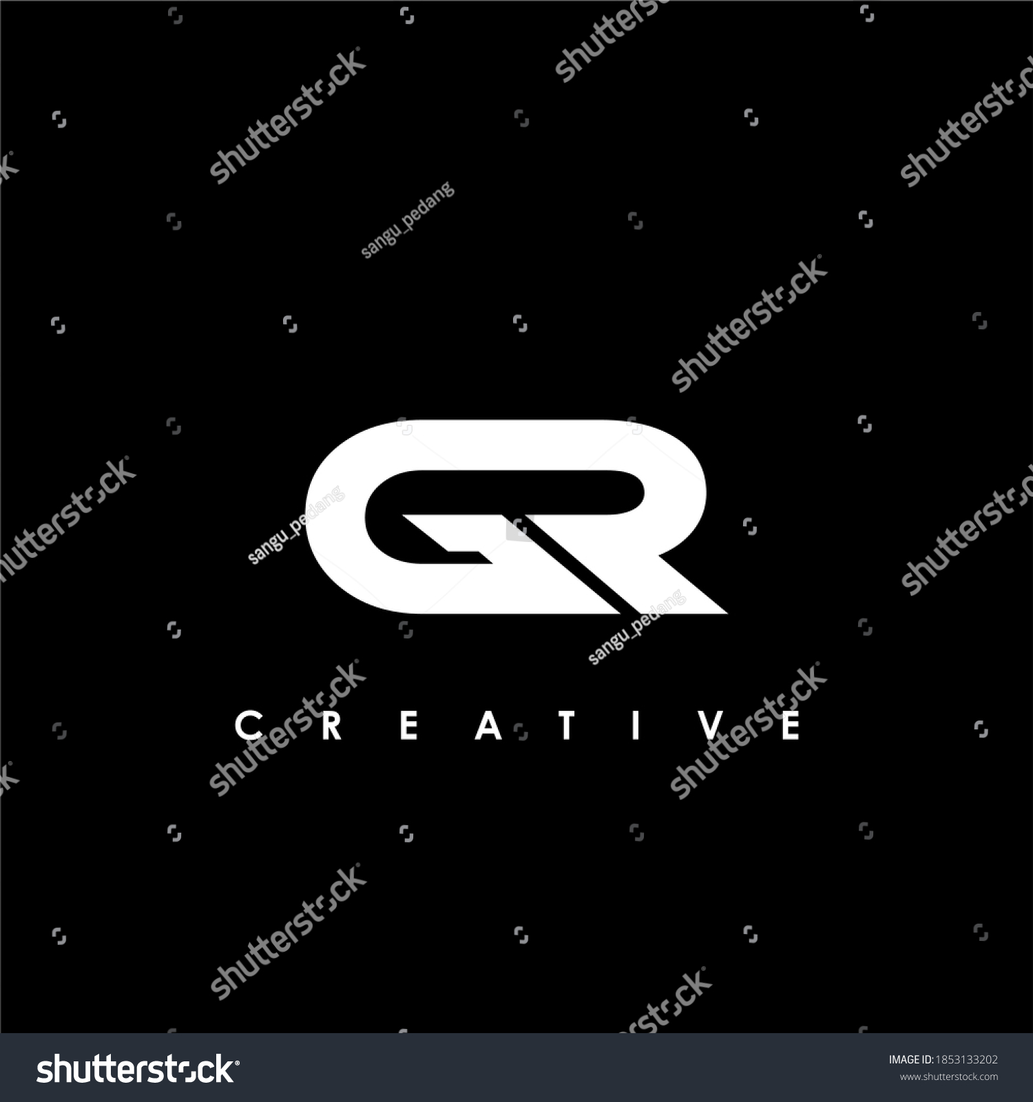 Gr Letter Initial Logo Design Template Stock Vector (Royalty Free ...