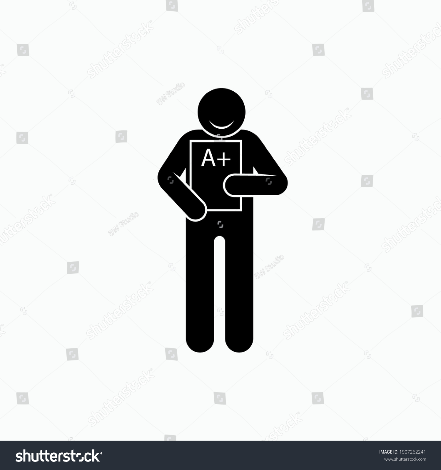 Grade Icon Level Rating Symbol Vector Stock Vector (Royalty Free ...