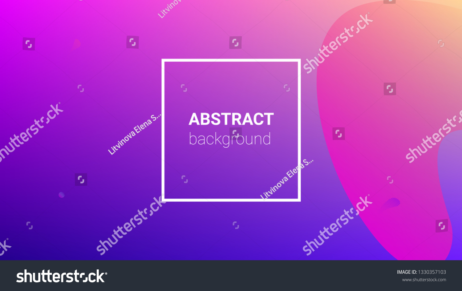 Gradient Background Horizontal Orientation Banner Design: เวกเตอร์สต็อก ...