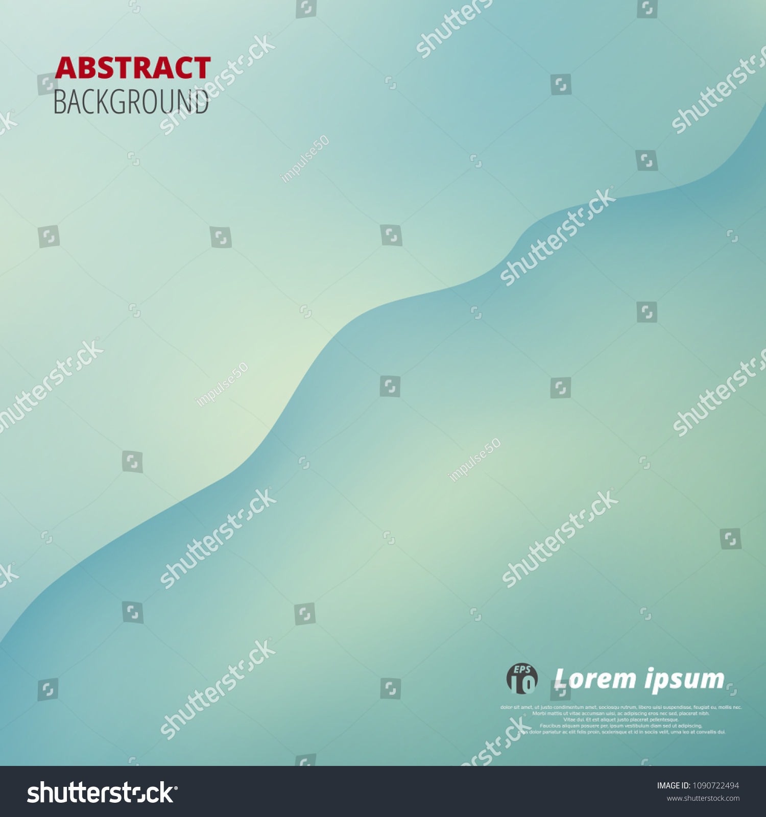Gradient Blue Yellow Abstract Background Illustration Stock Vector ...