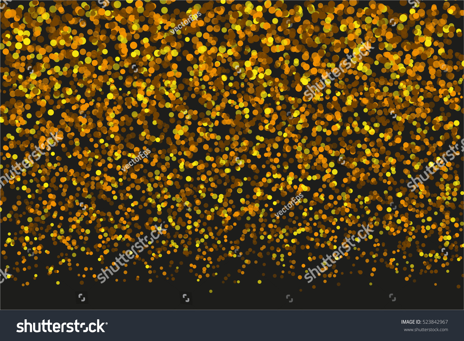 Gradient Halftone Confetti Flake Isolated On Stock Vector (Royalty Free ...