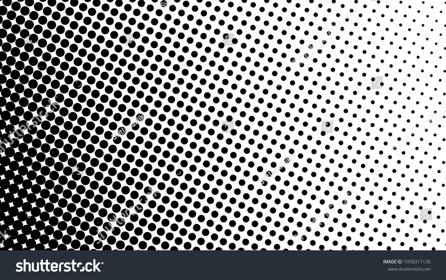 Gradient Halftone Dots Background Diagonal Vector Stock Vector (Royalty ...