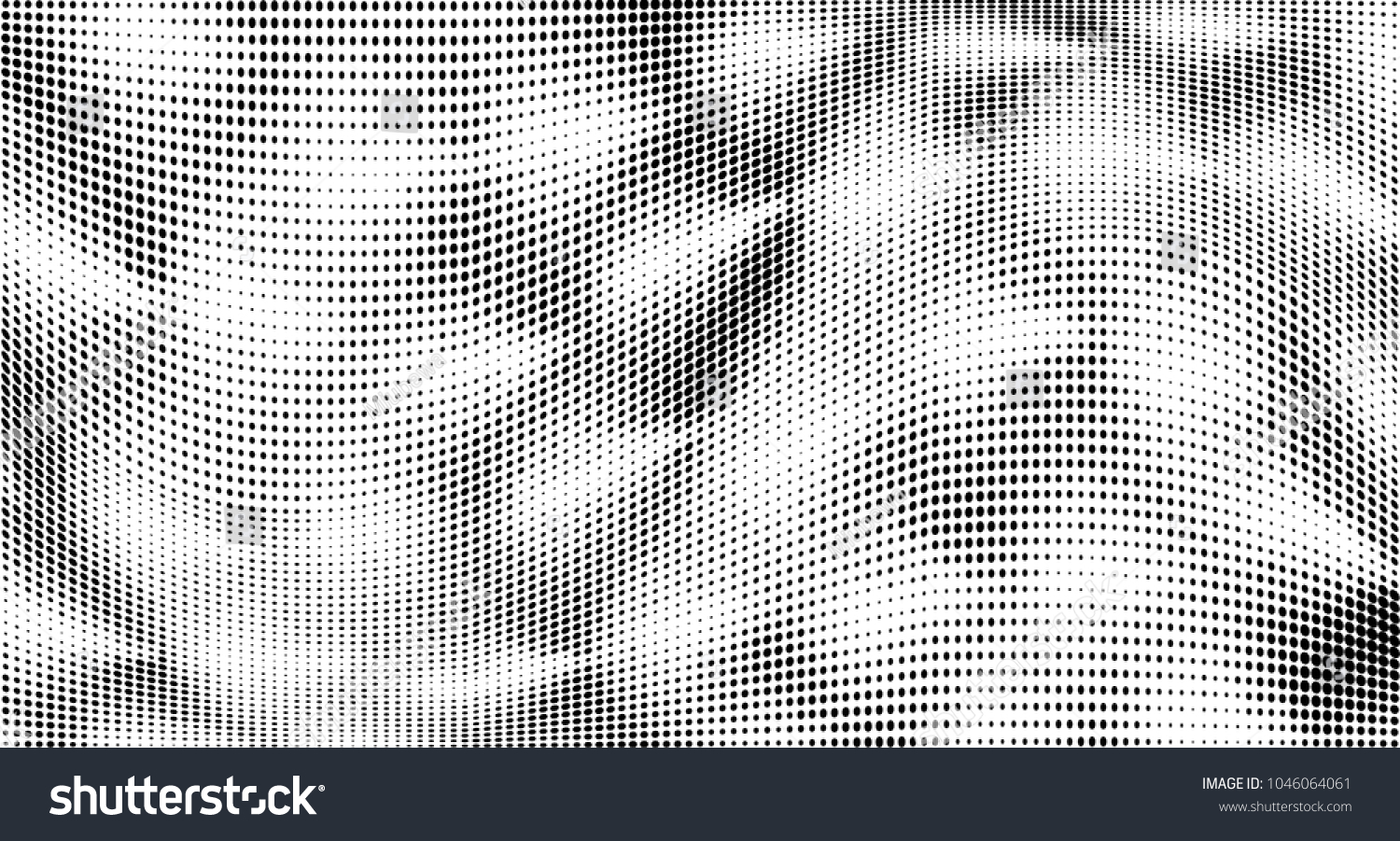 Gradient Halftone Dots Pattern Texture Background Stock Vector (Royalty ...