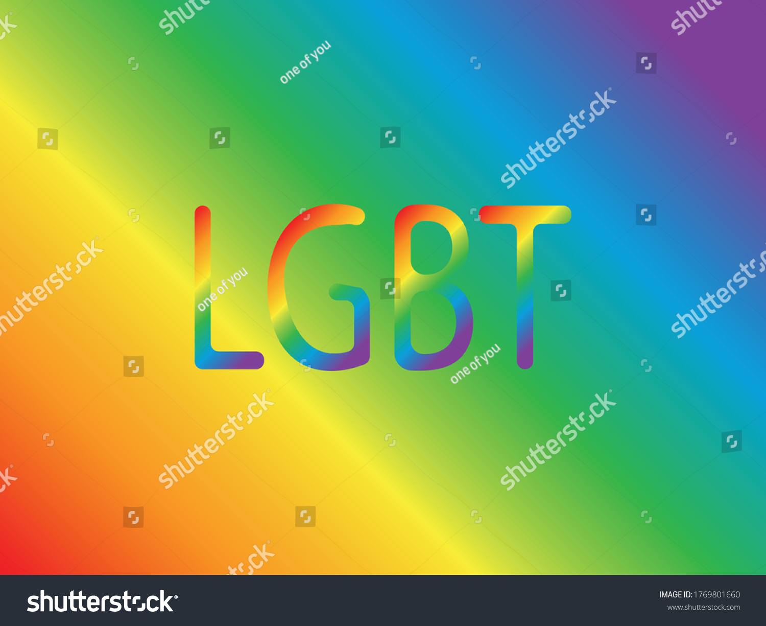 Gradient Lgbt Lgbt Flag Gradient Background Stock Vector (Royalty Free ...
