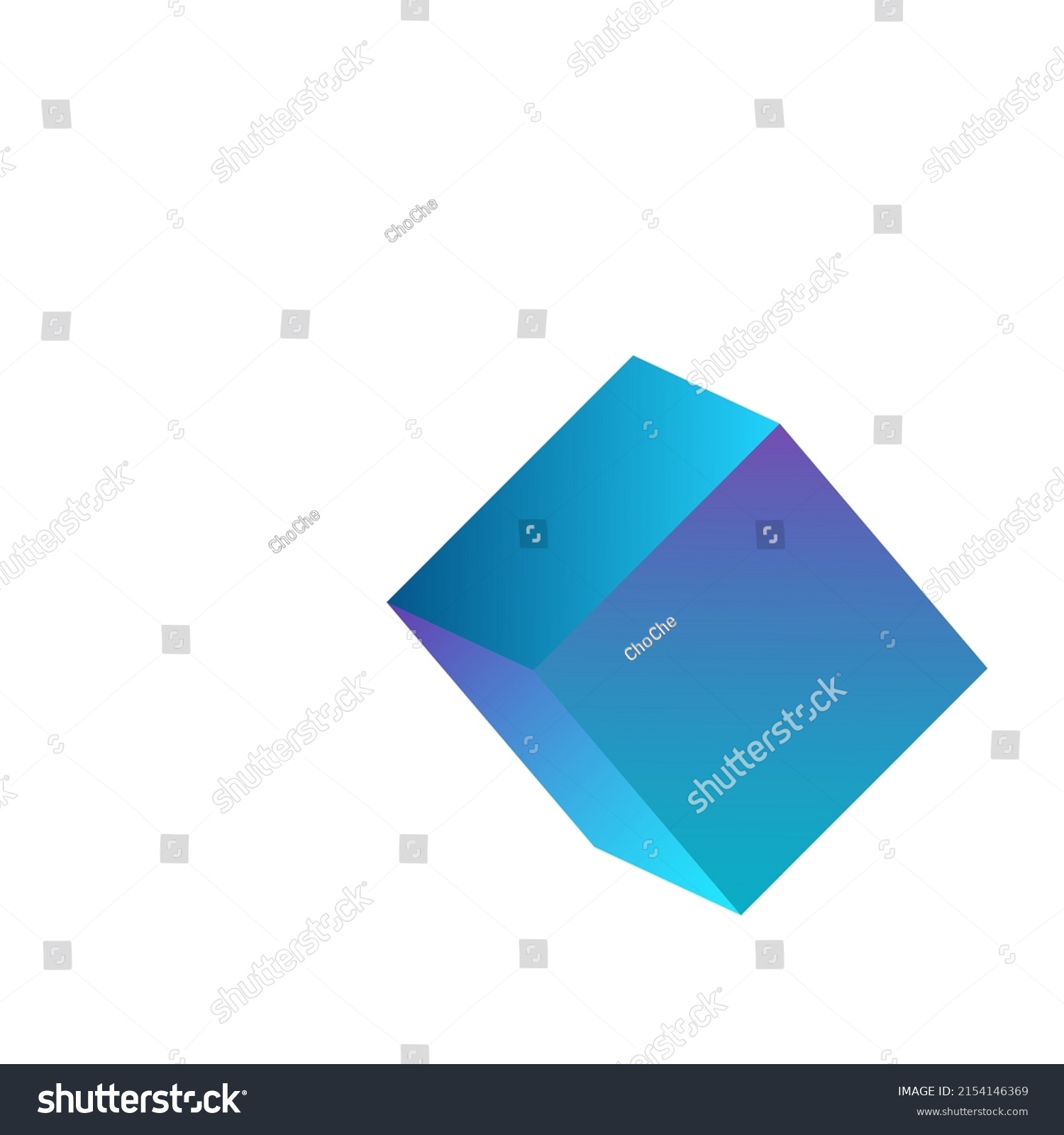 Gradient Polygon Vector White Background Multicolored Stock Vector ...
