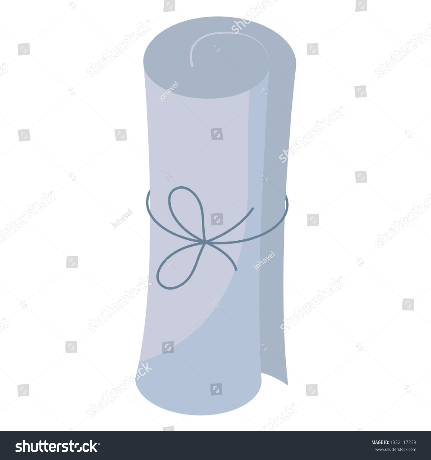 Graduation Certificate Roll Icon Stock Vector (Royalty Free) 1332117239