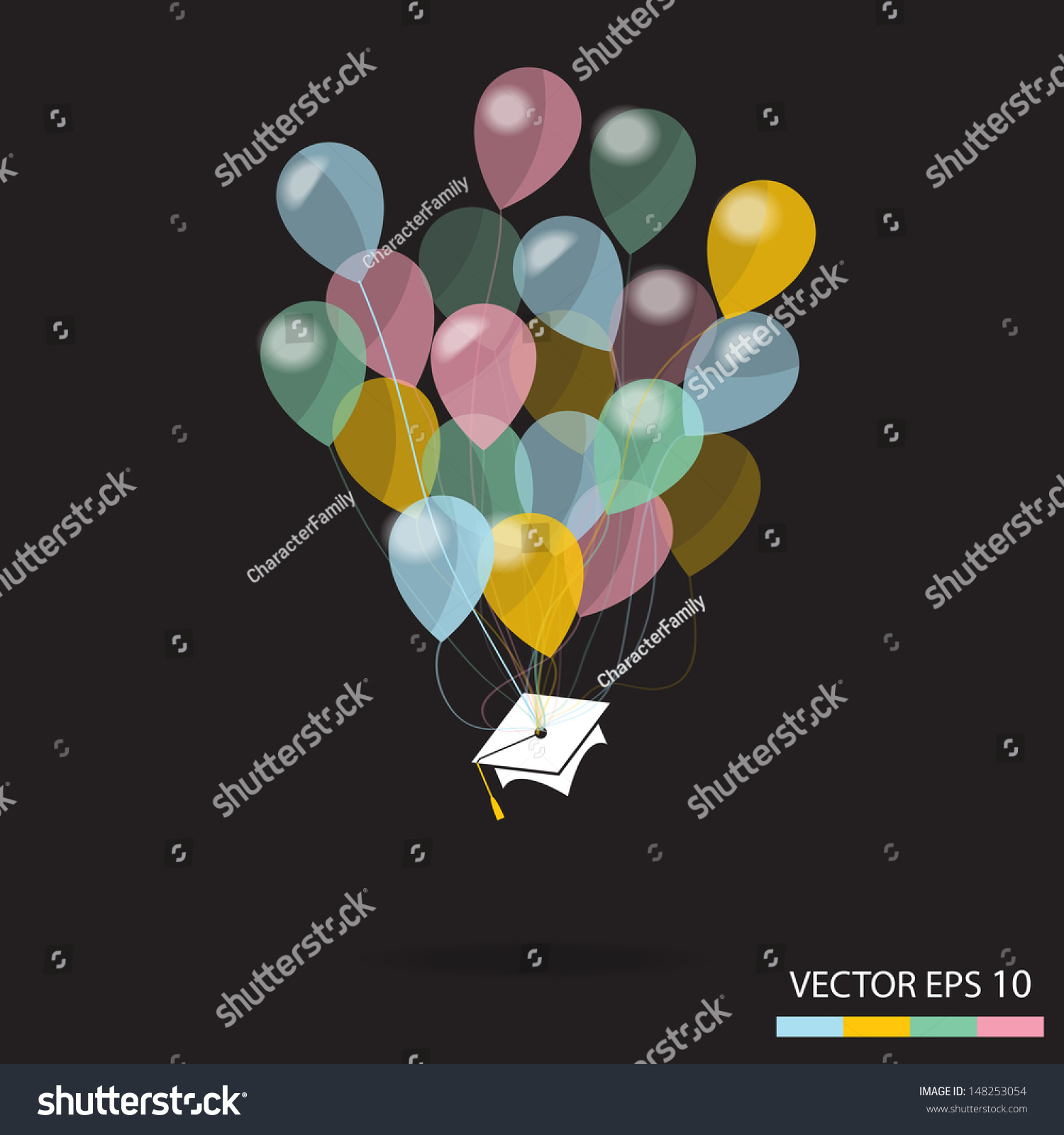 Graduation Day Stock Vector (Royalty Free) 148253054 | Shutterstock