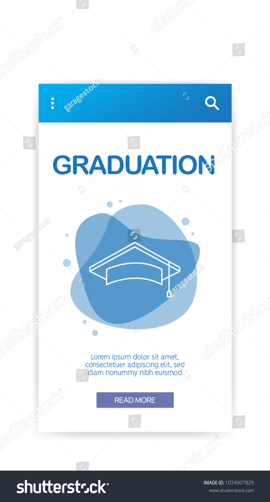 Graduation Infographic Concept Stock Vector (Royalty Free) 1074907829 ...