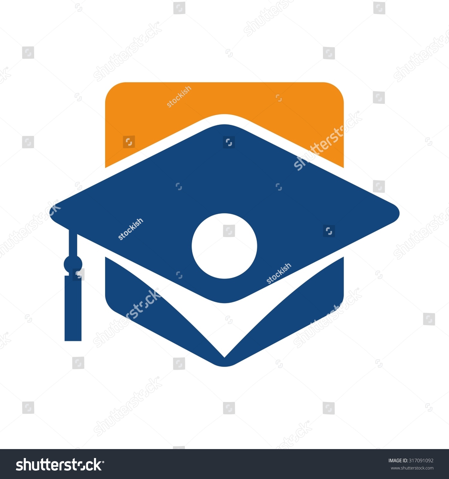 Graduation Logo Vector Student Ceremony Stock Vector (Royalty Free ...