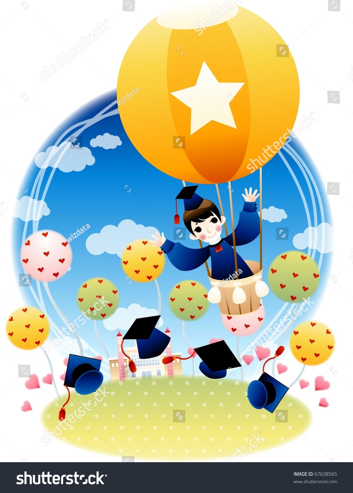 Graduation Story Stock Vector (Royalty Free) 67638565 | Shutterstock