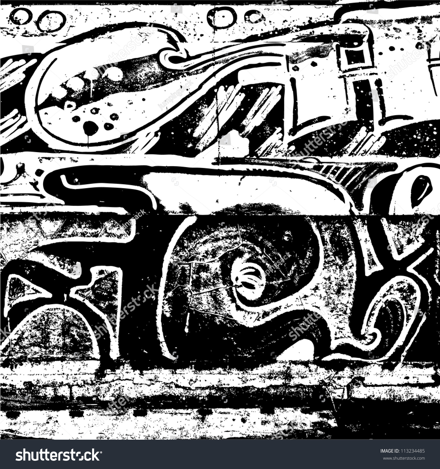 Graffiti Background Grunge Textures Vector Illustration Stock Vector ...