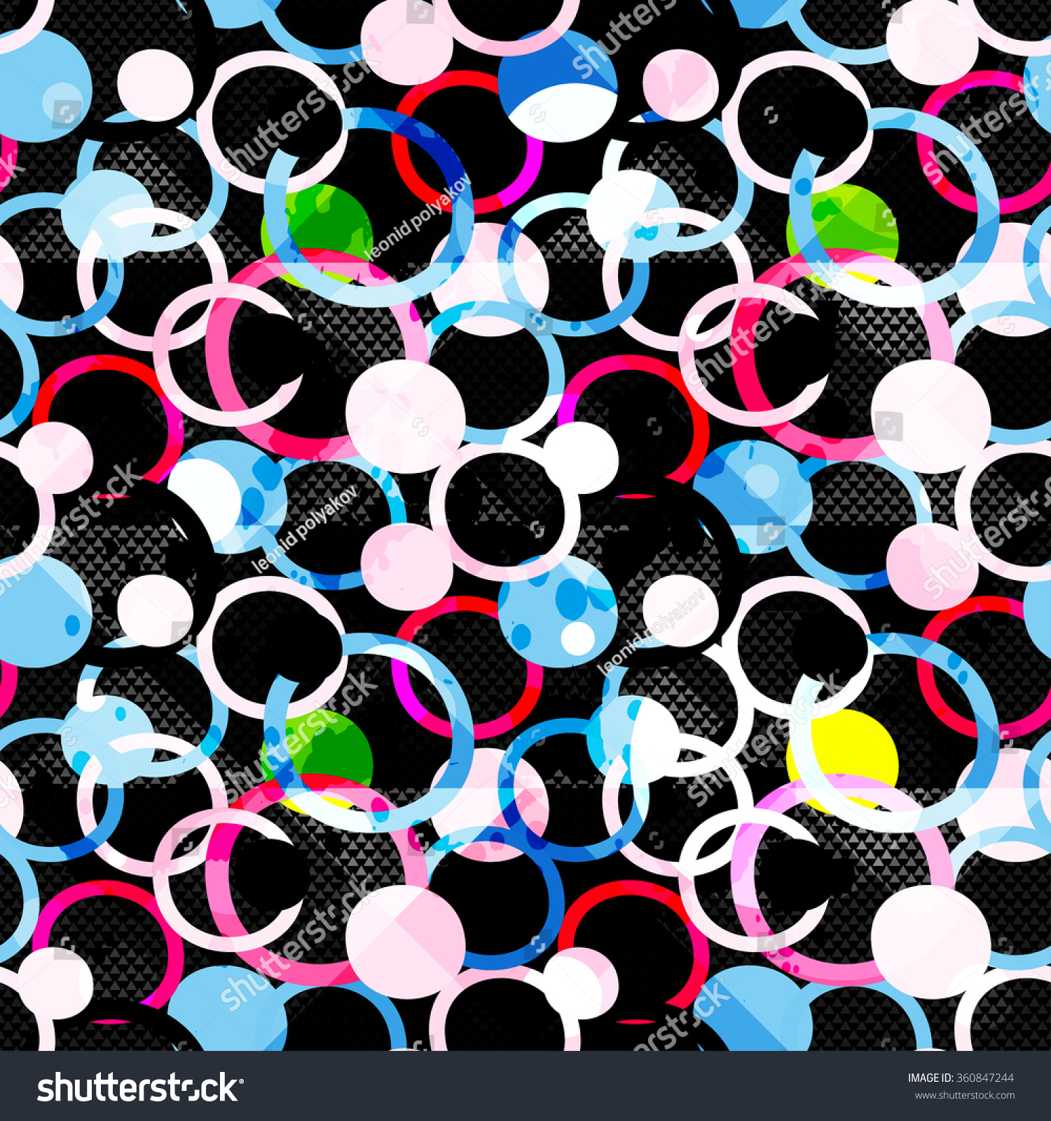 Graffiti Colored Seamless Texture Vector Illustration Stock Vector ...