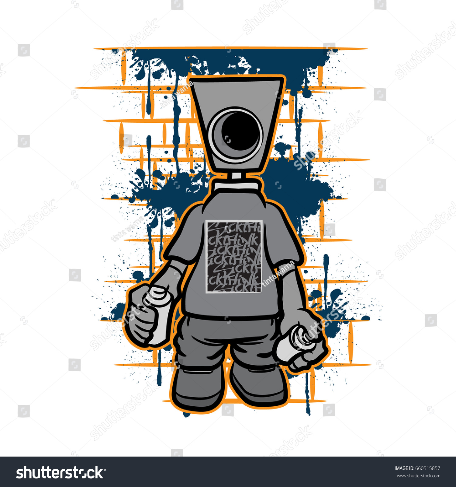Graffiti Icon Stock Vector (Royalty Free) 660515857
